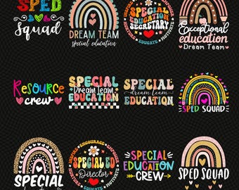 Special Ed Squad Svg Png, Special Education Svg, Sped Teacher Png ...