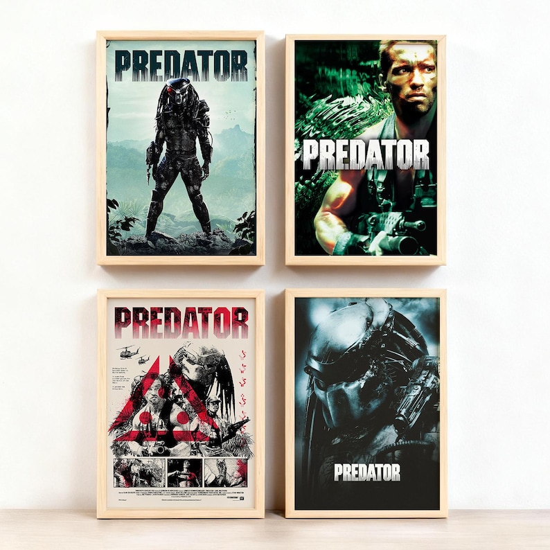 Predator Movie Poster, Vertical Print, Home Decor,canvas Posters ...
