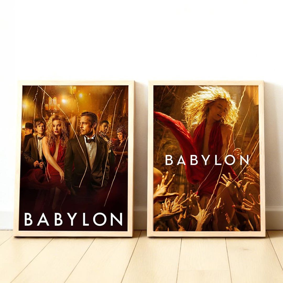 Babylon Movie Poster, Vertical Print, Home Decor,canvas Posters,holiday ...