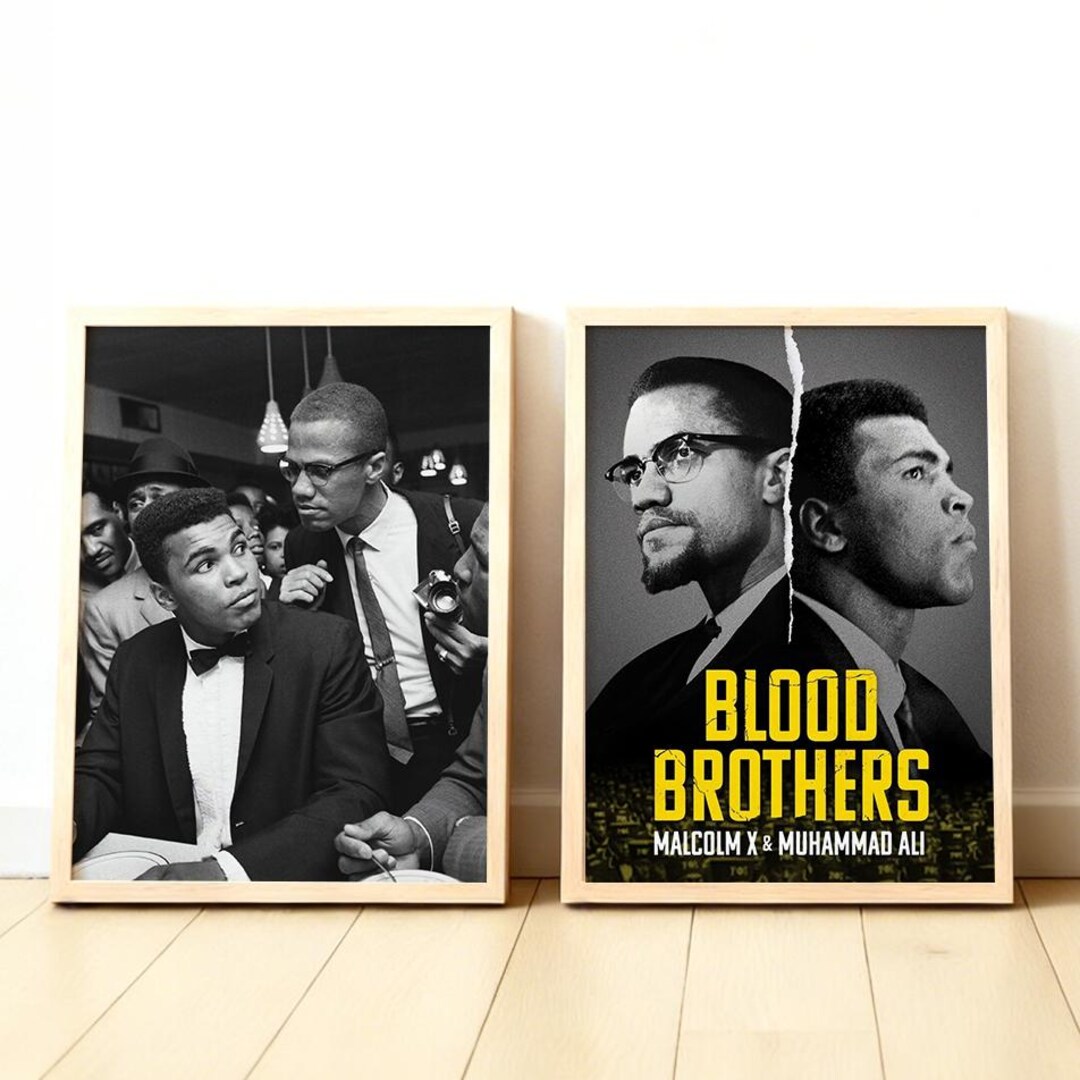 Malcolm X und Muhammed Ali Film Poster, Vertikaler Druck, Home Decor ...