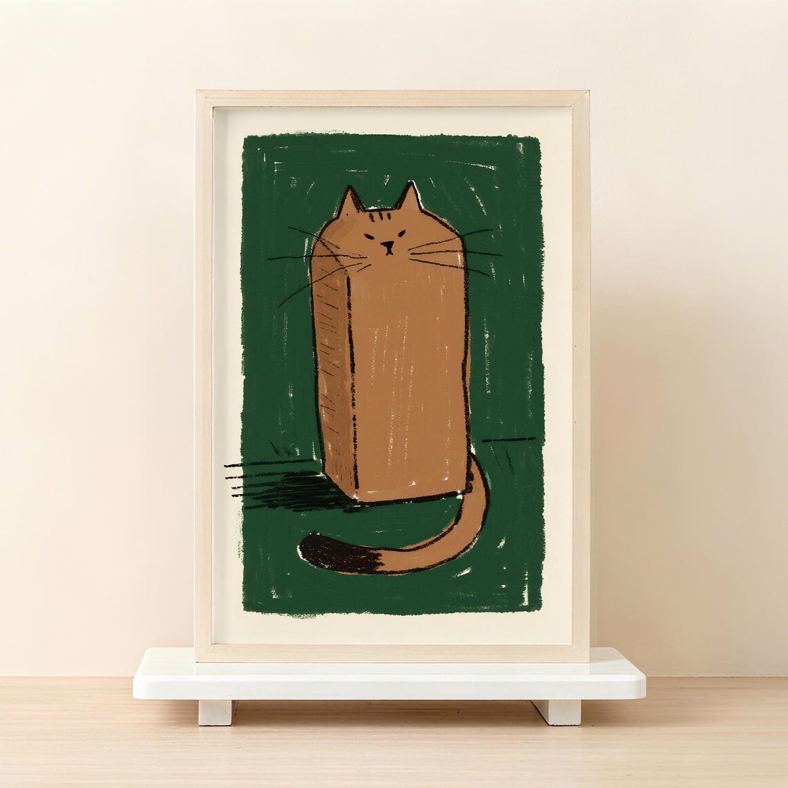 Fun Cat Posters, Minimalist Cat Print, Home Decor,canvas Posters ...