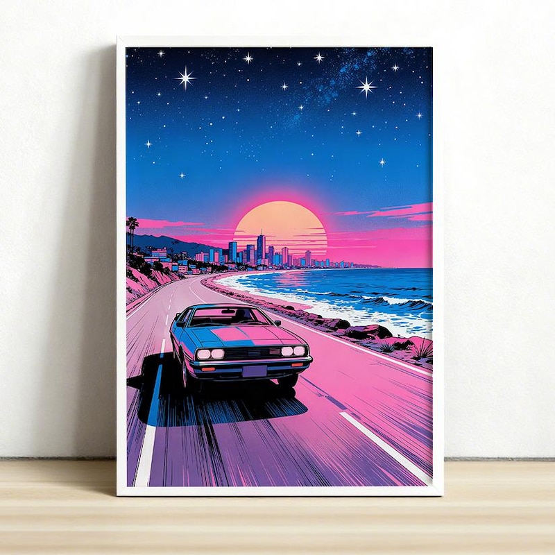 Cyberpunk Style Paintings - Etsy