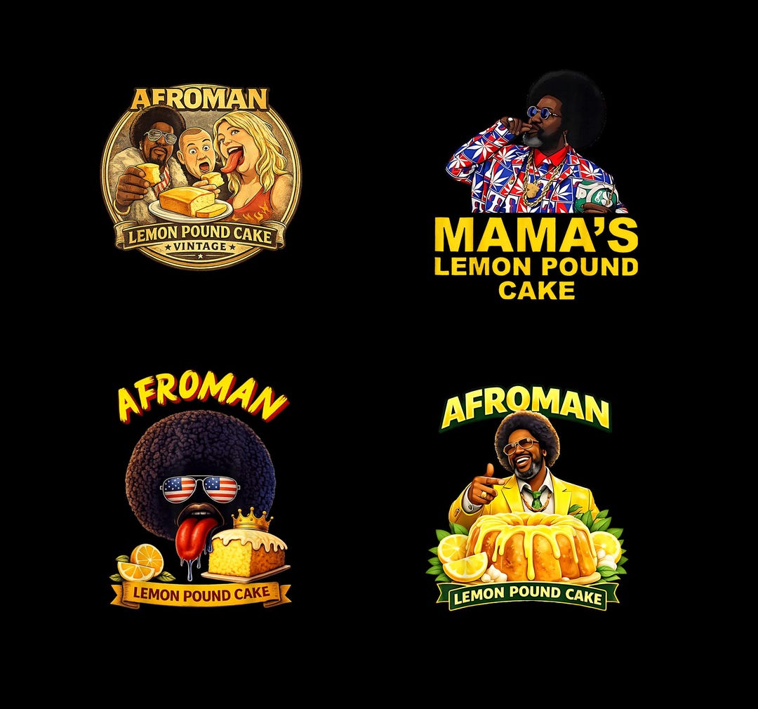 Afroman Lemon Pound Cake Png Bundle, Mama's Lemon Pound Cake Png ...