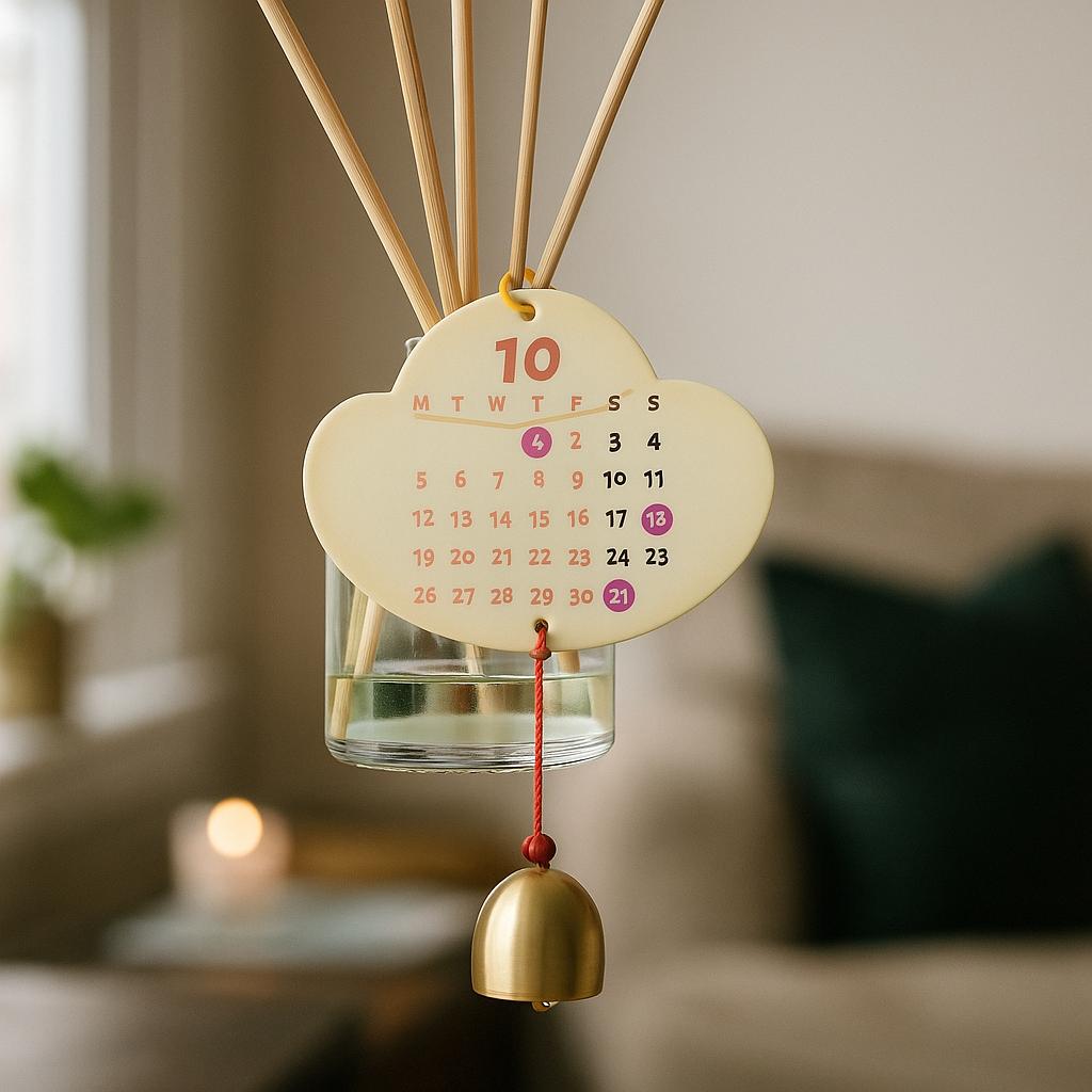 Handmade Cloud 2026 Hanging Calendar: Colorful Whimsical Wall Art - Etsy