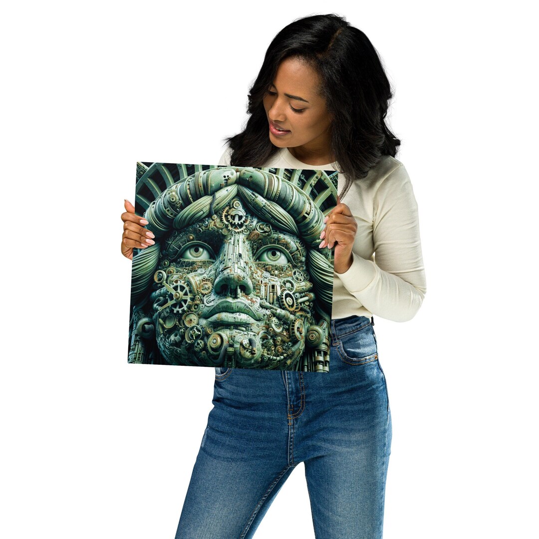 New York Neo-victorian: Steampunk Metal Print - Etsy