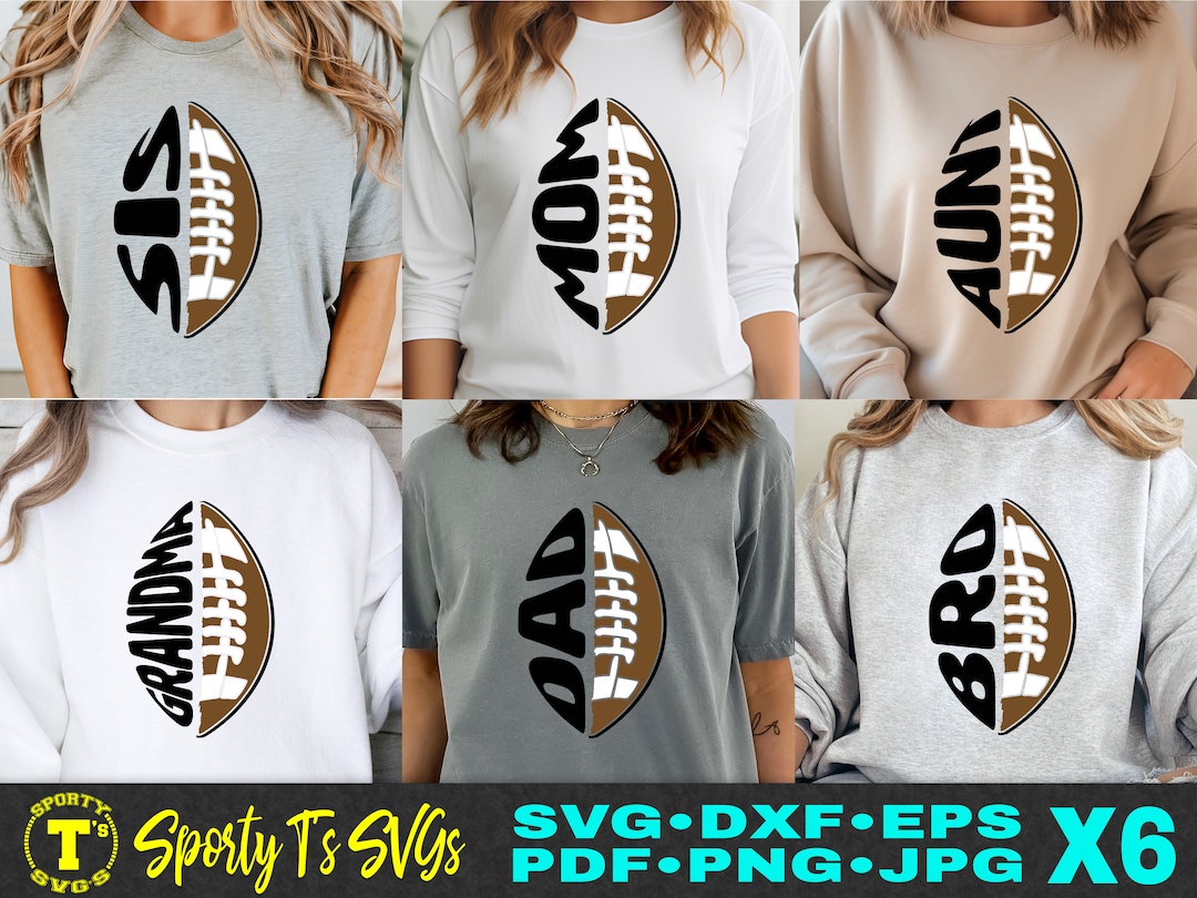 Football Bundle Svg, Football Svg, Football Bundle Png, Football Bundle ...