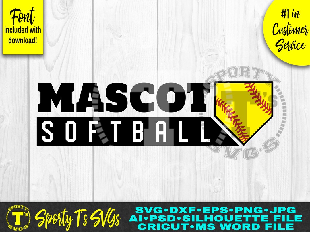 Softball Svg, Softball Design, Softball Shirt Svg, Softball Team, AI ...