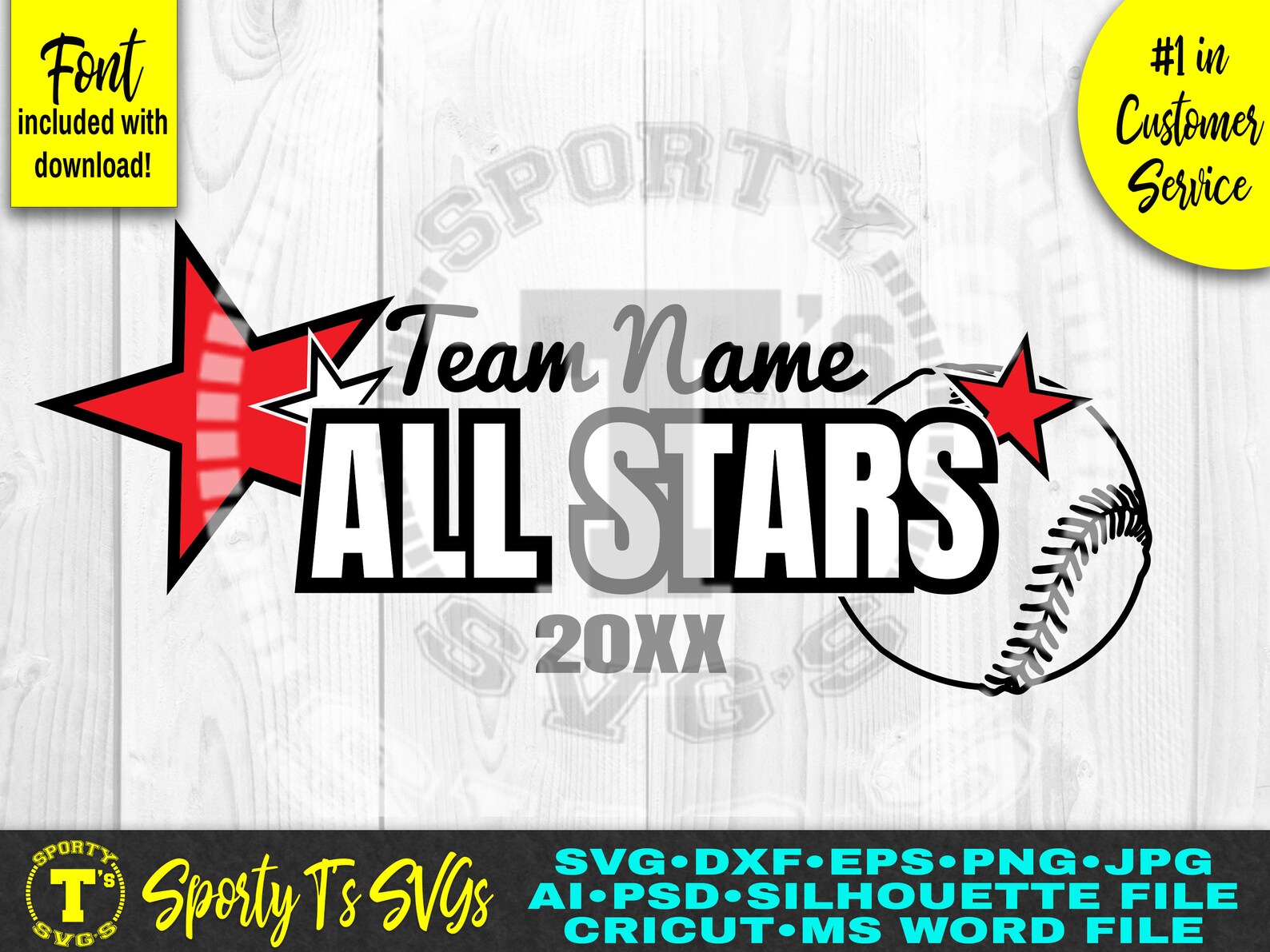 All Stars Svg, Baseball Svg, Softball Svg, All Stars Design, All Stars ...