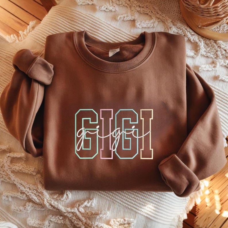 Gigi Applique Embroidery Design, Satin Stitch Mother's Day Embroidery ...