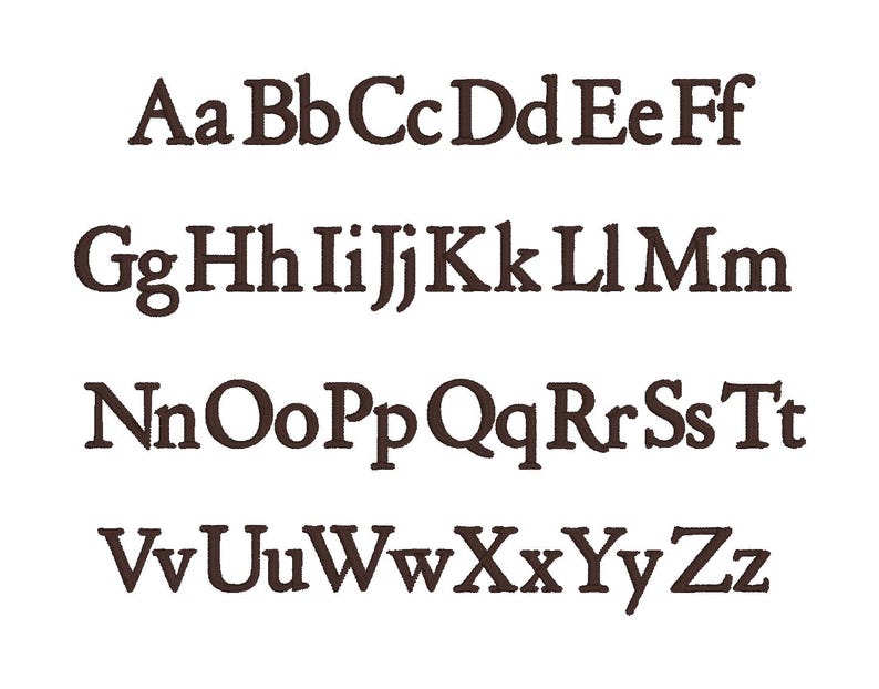 Times Roman Embroidery Font, Monogram BX Font, Alphabet Font for ...