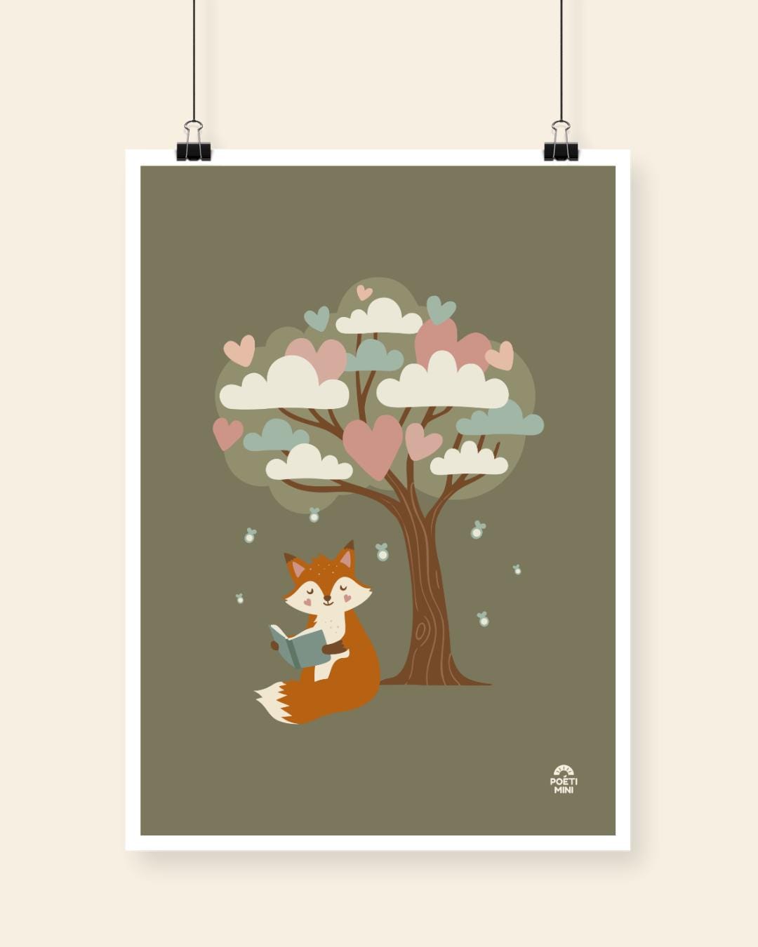 Children's Bedroom Poster - Animal Poster - 6 / THE READING FOX ...