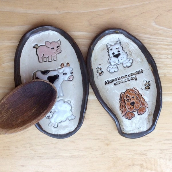 Ceramic Spoon Rest - Etsy