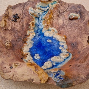 Lake Clay Sculpture With Waterfall, Rockpool With Sea Urchins Centre ...