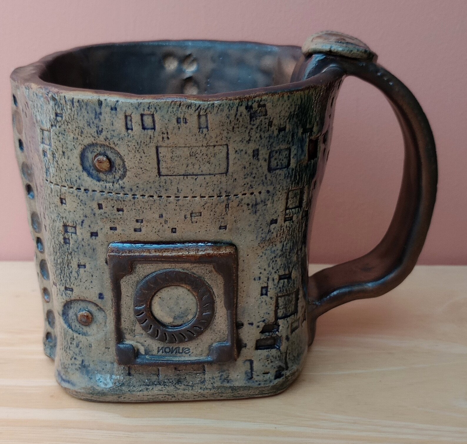 Blue Steampunk Mug and Saucer: Circuit Board and Cog Ceramic Cup - Etsy UK