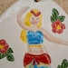 Ceramic Belly Dancer Plaque Wall Art With Tribal Dancer - Etsy UK
