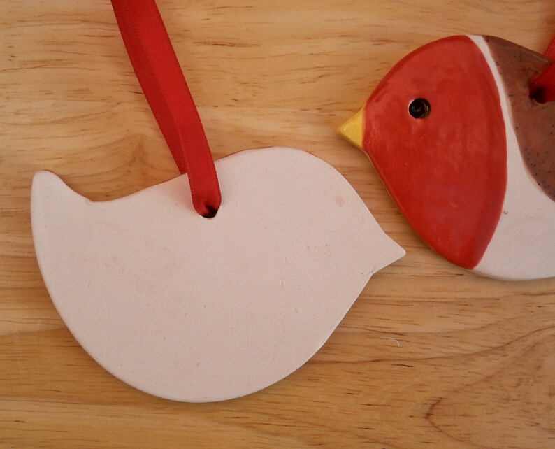 Robin hanging ornament Christmas ornament Red bird home | Etsy