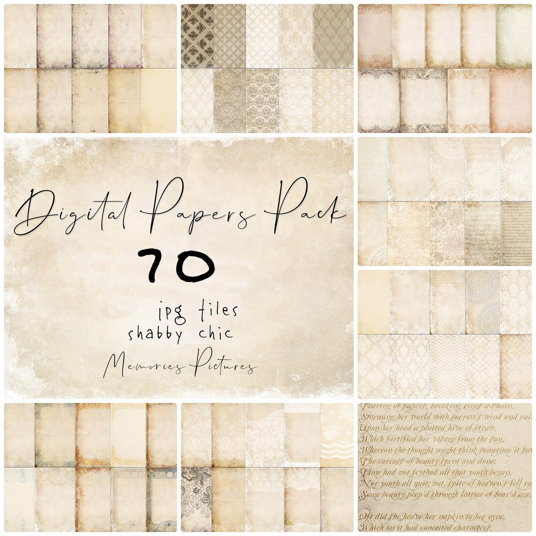 Vintage Digital Paper, Antique Paper, Retro Texture, Old Wallpaper ...