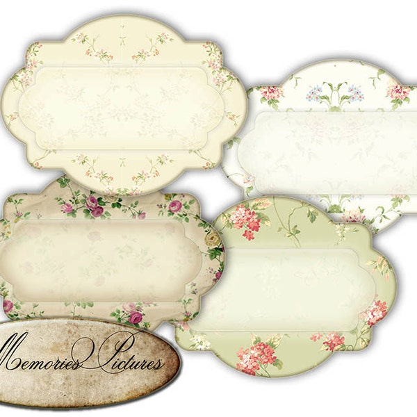 Shabby Chic Tags - Etsy