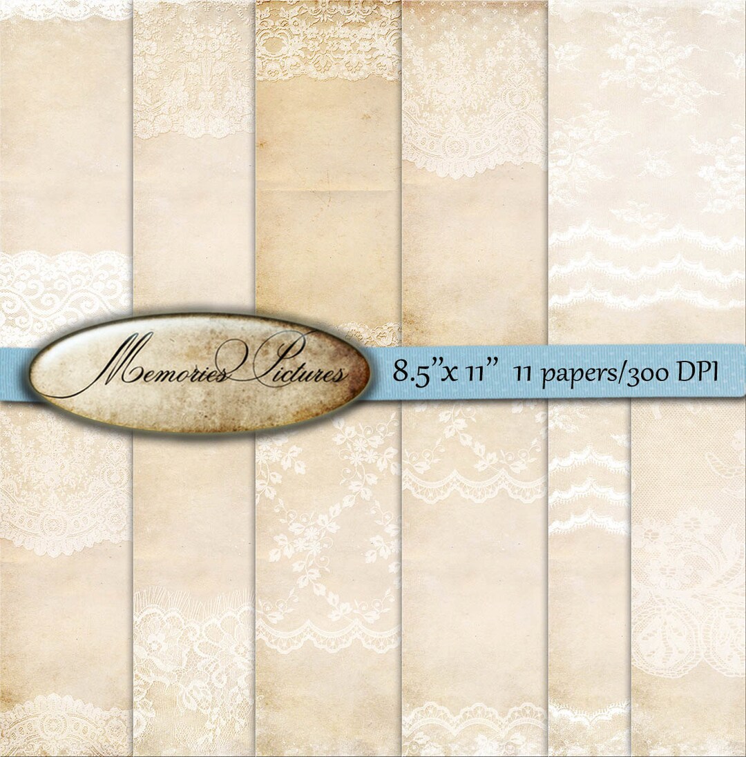 Lace Background // Printable Digital Grunge Papers ,scrapbook ...