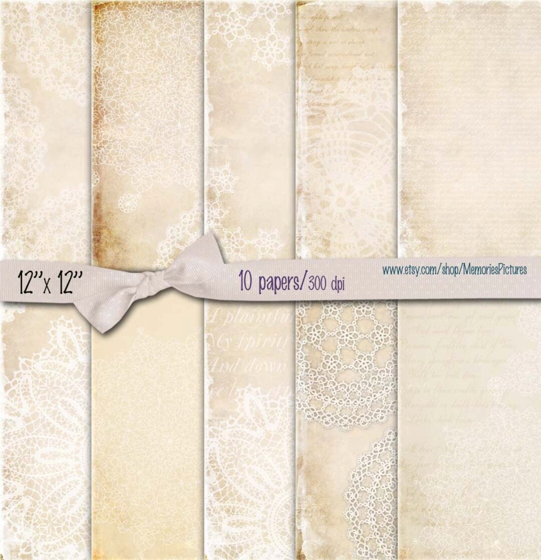 Lace Background . Printable Digital Beige Papers , Scrapbook ...