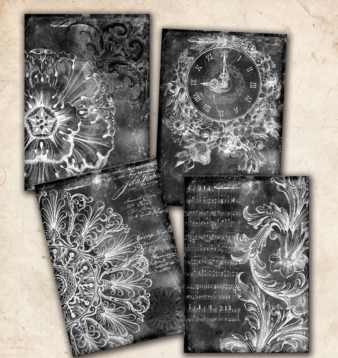 instant-download-printable-paper-black-and-white-4-etsy