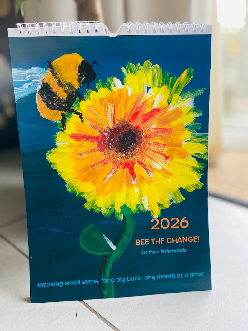Kids’ Bee Art Calendar 2026 – 12 Months of Bee-inspired Artwork & Tips ...