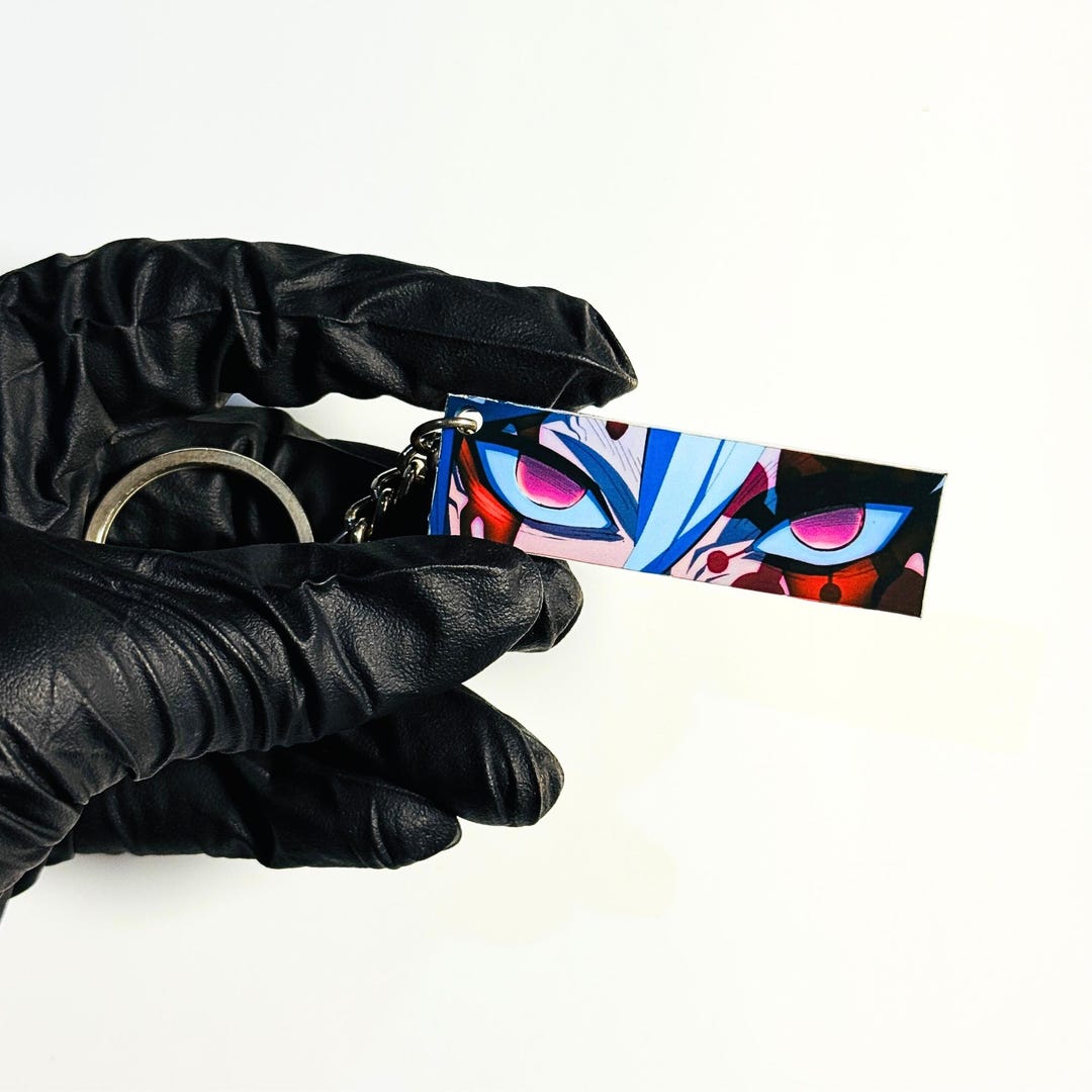 Tengen Uzui Glowing Eyes Keychain | Anime Compatible Keyring Gift ...