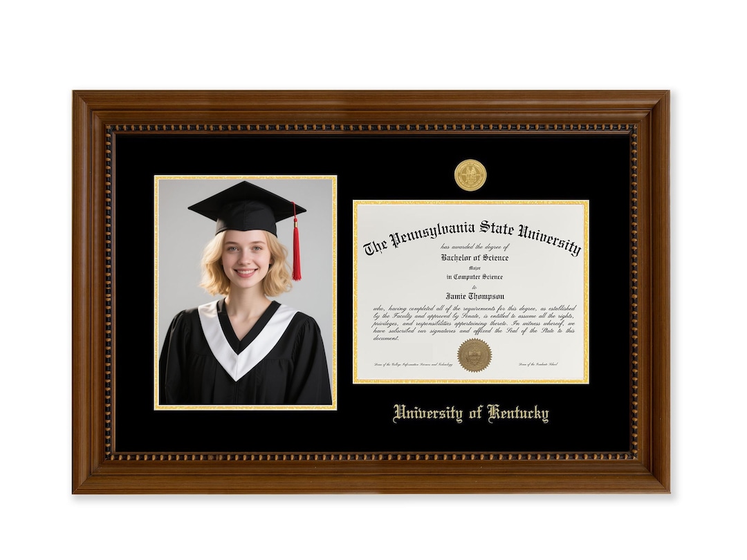 Diploma Frame, Custom Diploma Frame, College Memorabilia, Graduation ...