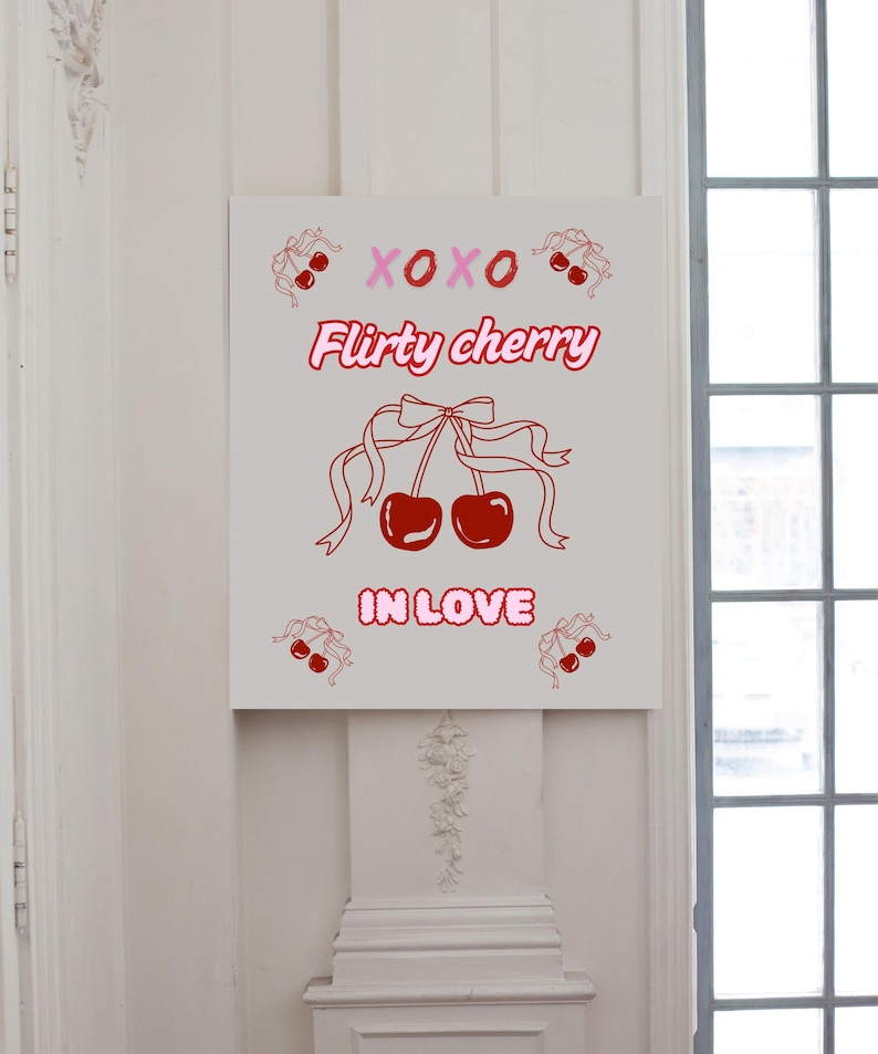 Cherry with Bow Valentine's Day, Heart Cherries PNG, Valentine Day ...
