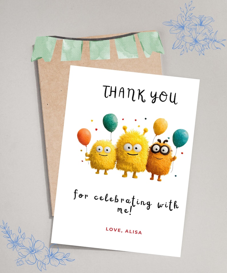 Minion Birthday Kids Invitation Card, Cartoon Theme Invite ...