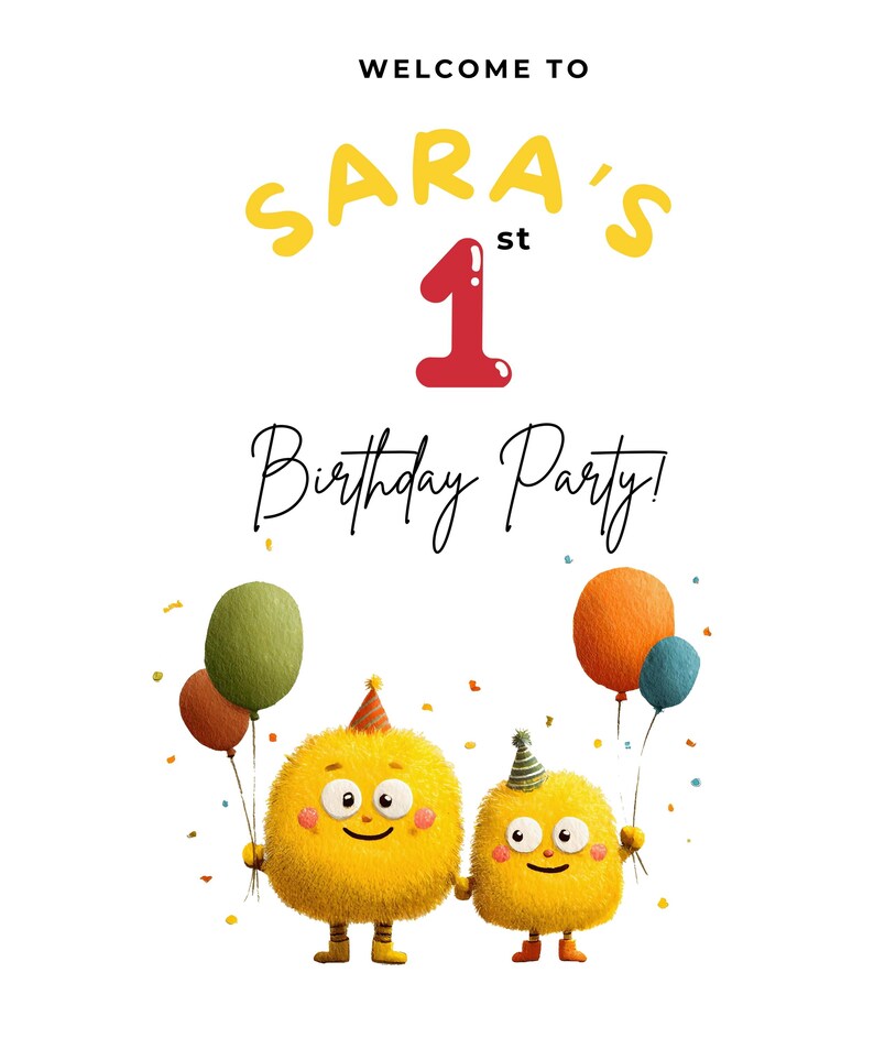 Minion Birthday Kids Invitation Card, Cartoon Theme Invite ...