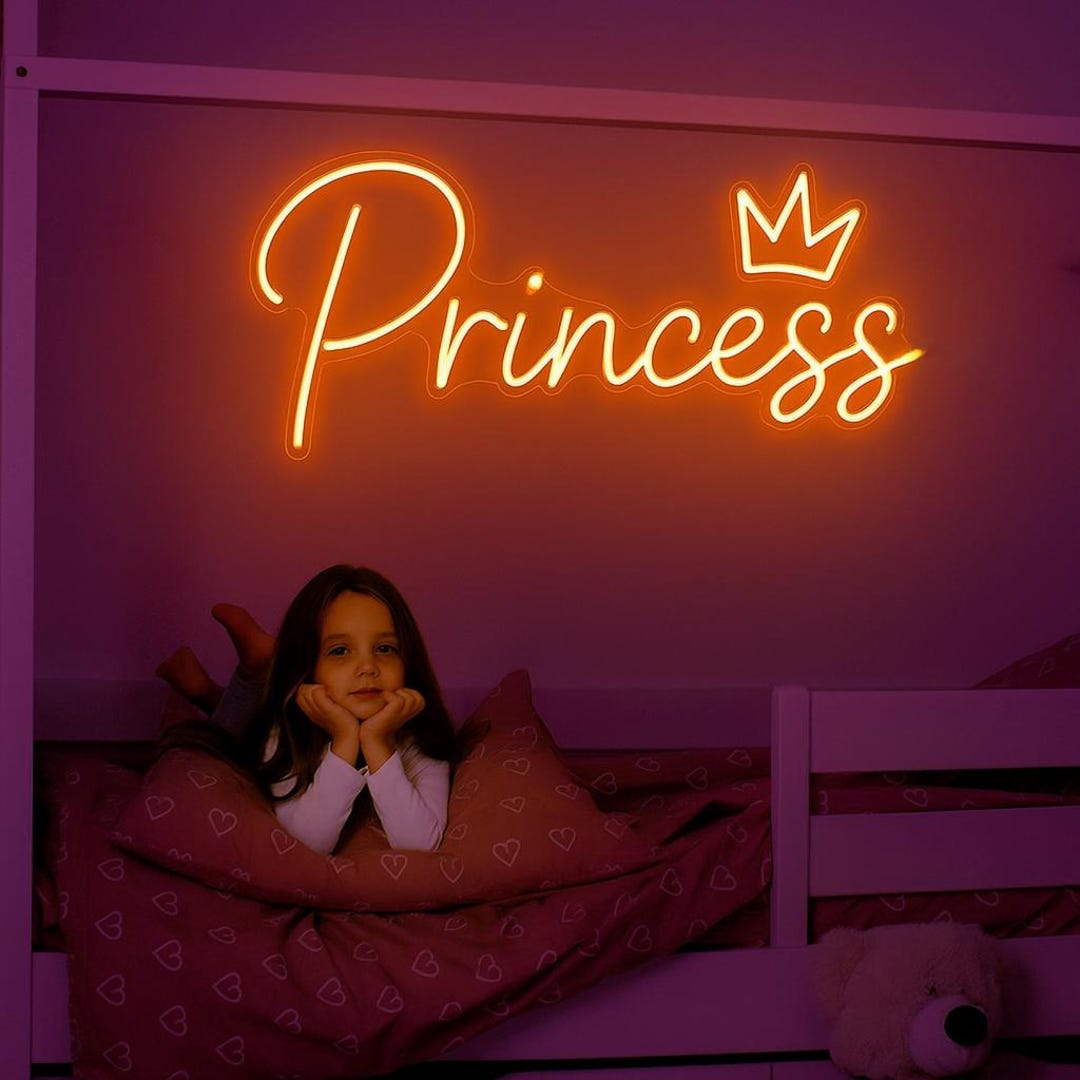 Personalized Kids Neon Sign, Custom Kids Room Name Sign, Custom Kids ...