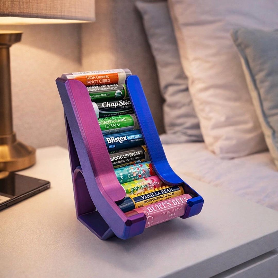 Chapstick Dispenser Holder – Lip Balm Organizer for Nightstand or ...