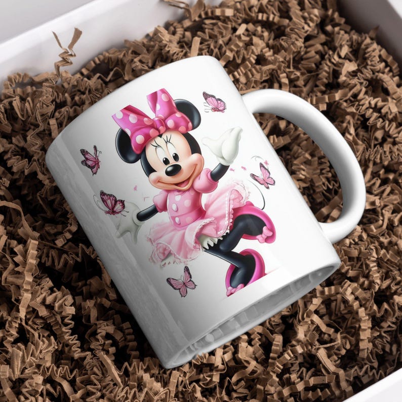 Pink Ballerina Minnie Mouse Clipart | Butterfly PNG (digital Download ...