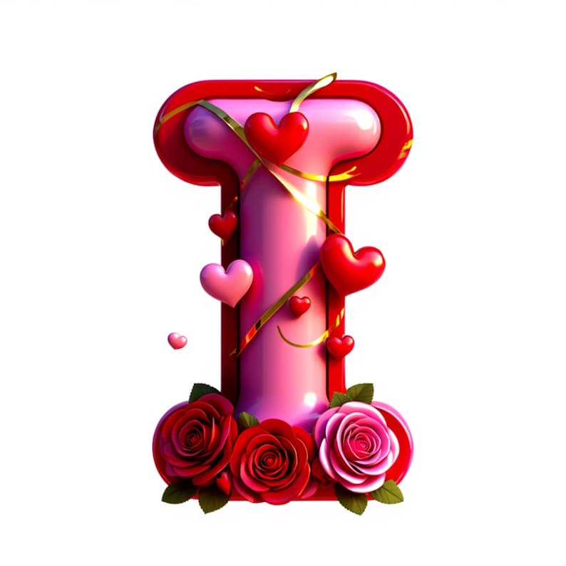 Valentine Alphabet Letter Bundles - Etsy