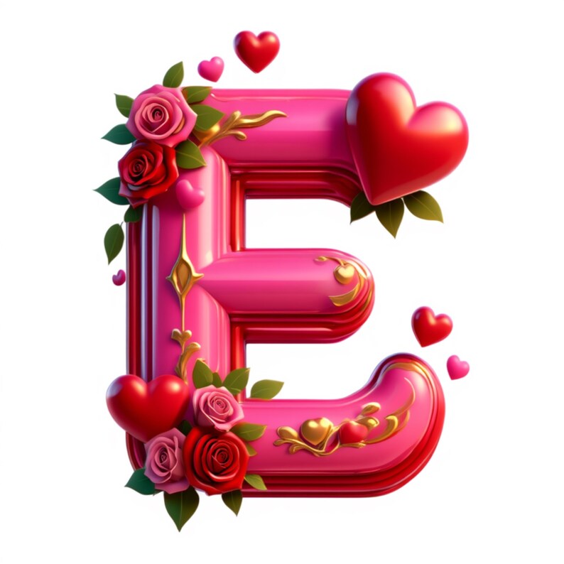 Valentine Alphabet Letter Bundles - Etsy