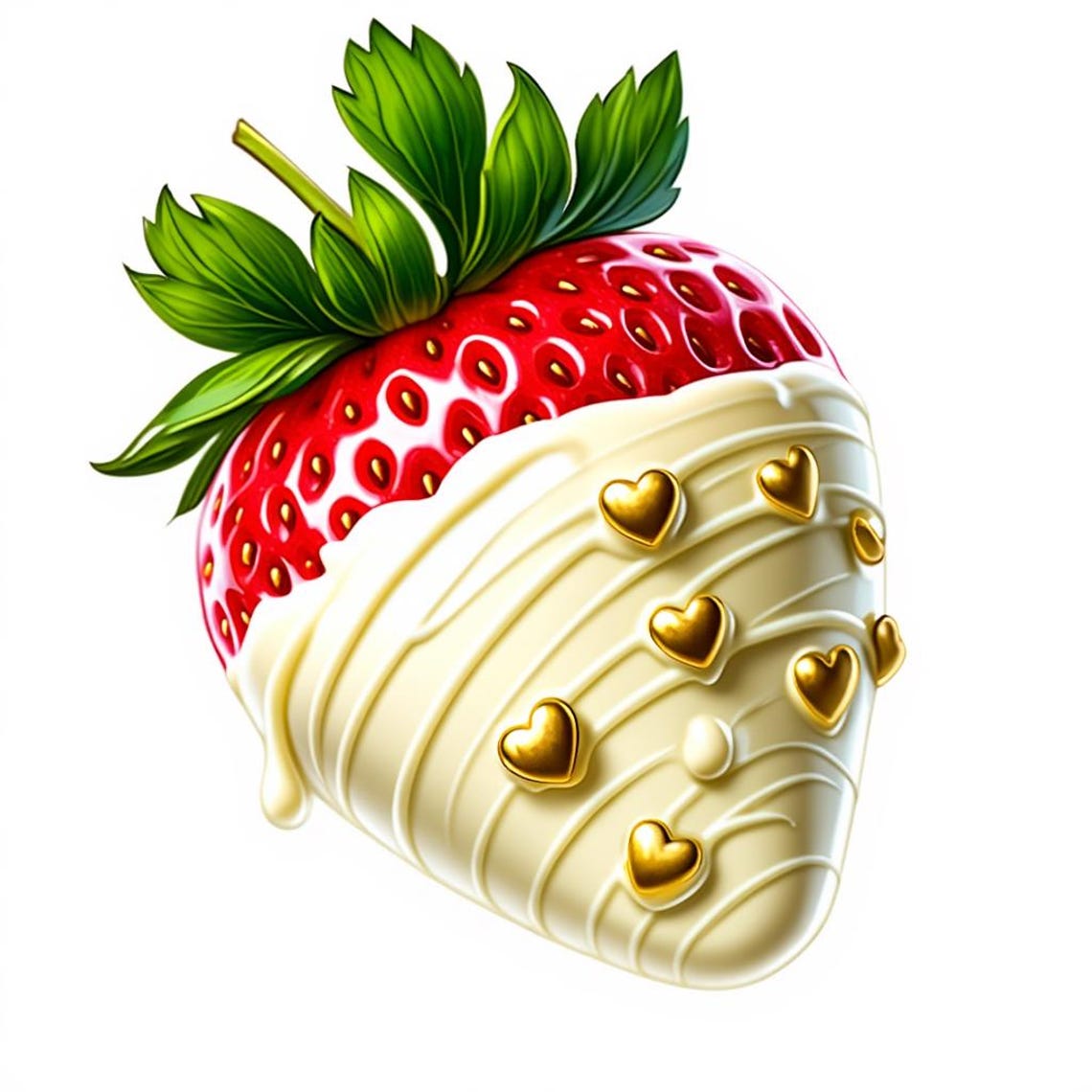Chocolate Strawberry Clipart - Etsy