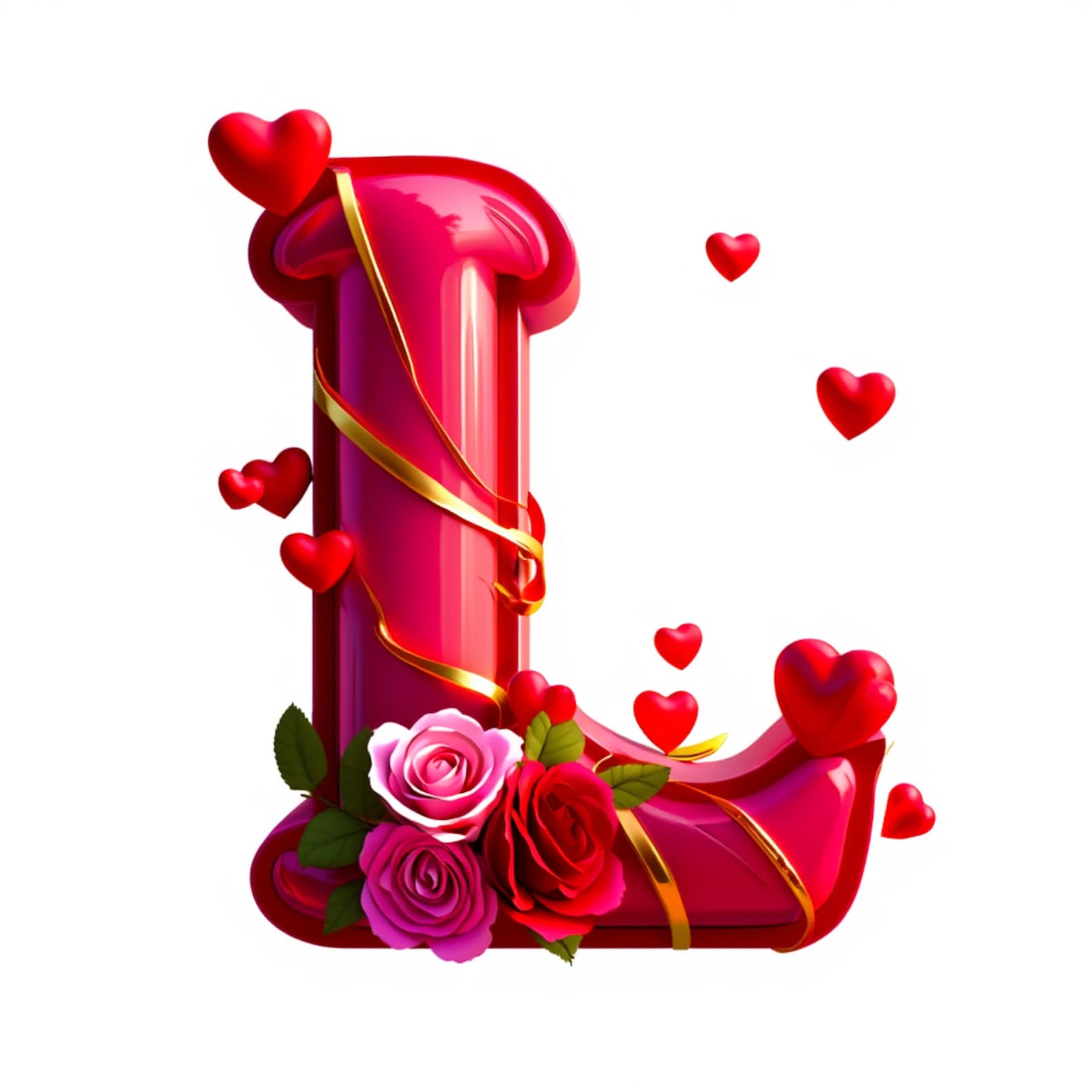 Valentine Alphabet Letter Bundles - Etsy