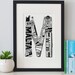 Berlin Print Berlin Poster Berlin Wall Art Berlin Gift Anniversary ...