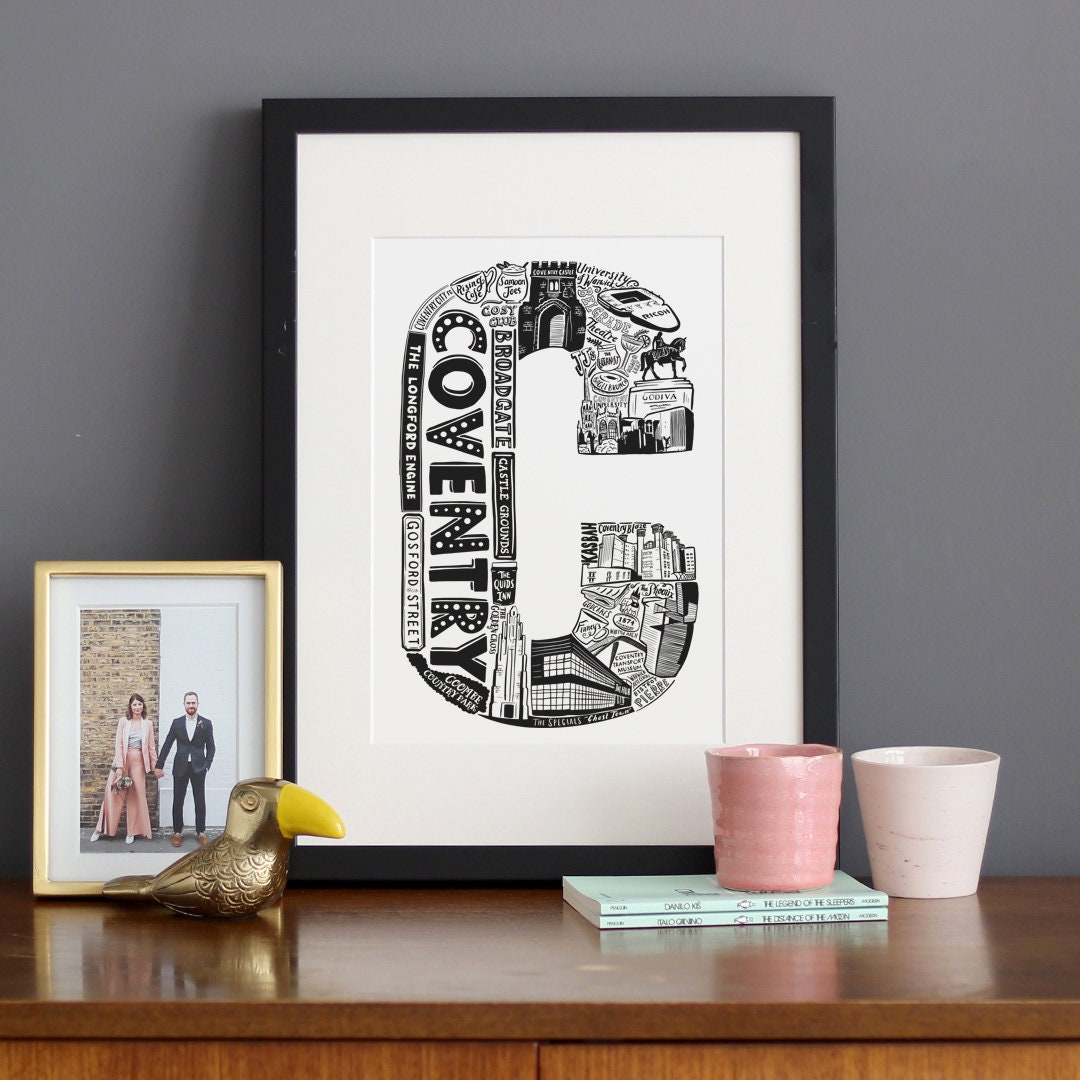 Coventry Print Coventry Wall Art Coventry Poster Coventry Gift Graduate ...