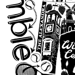 Best of Wimbledon - London Print - London Poster - London Art ...