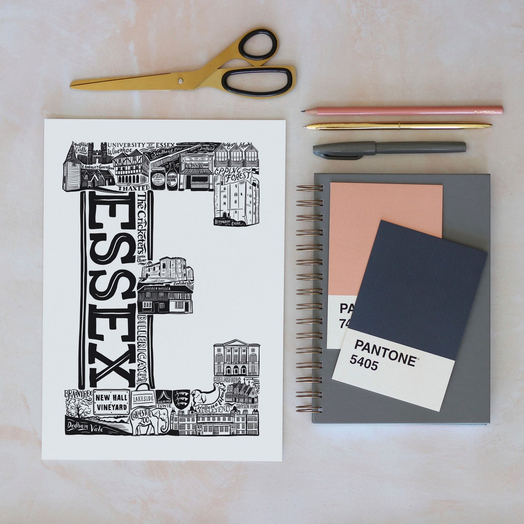 Essex Print - Essex Wall Art - Graduation Gifts - Essex Poster - Essex ...