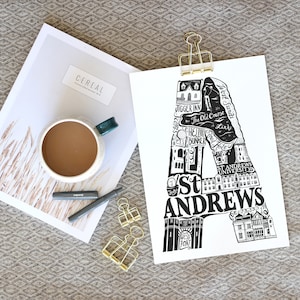 St Andrews Unframed Print - St Andrews Poster - St. Andrews Art - St ...