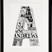 St Andrews Unframed Print St Andrews Poster St. Andrews - Etsy