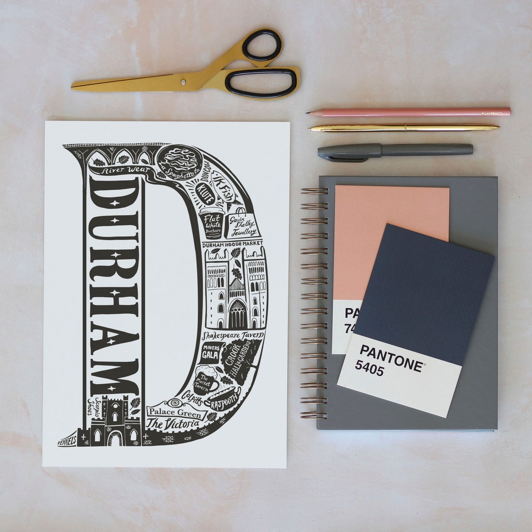 Durham Unframed Print- Graduation Gift UK- Durham University- Durham ...