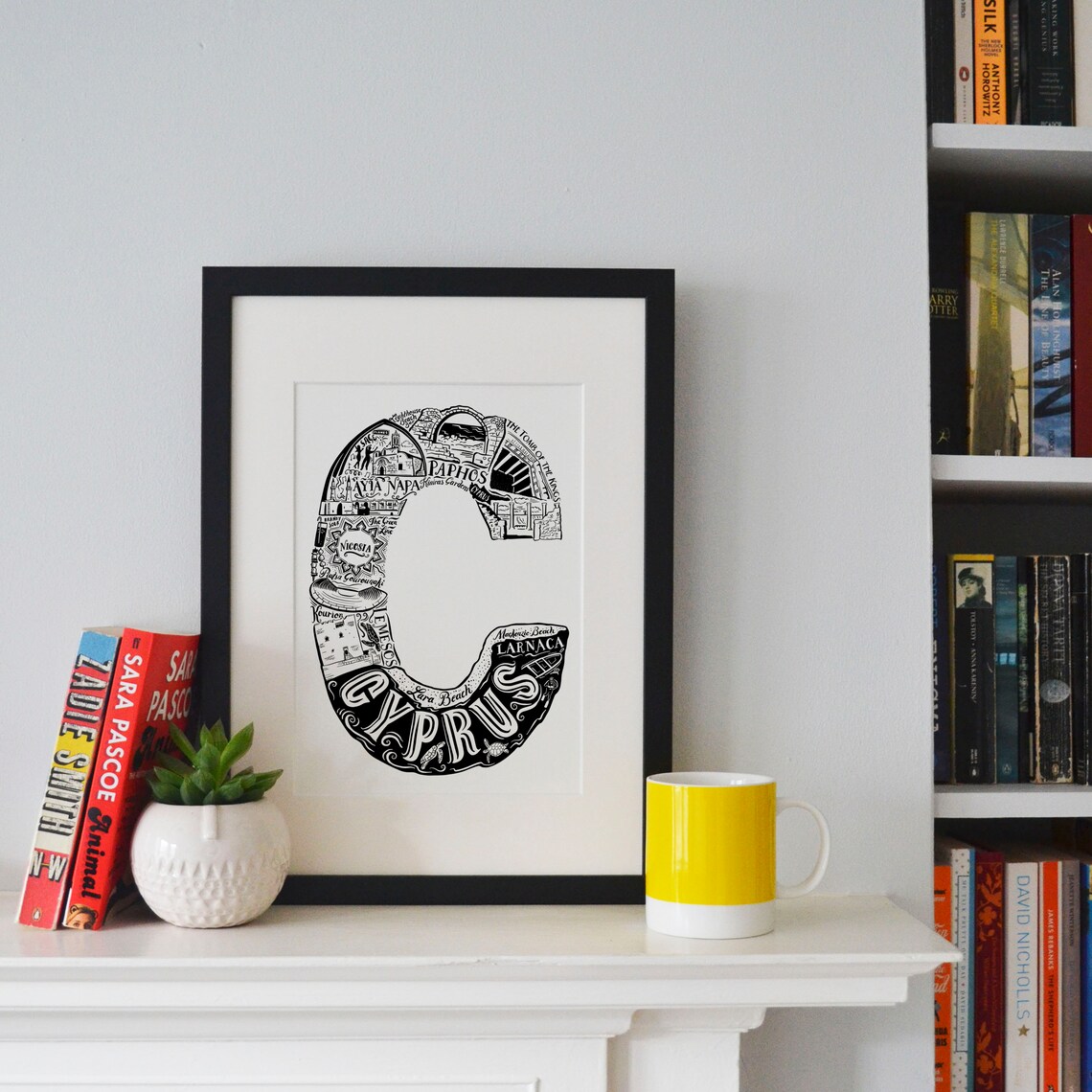 Cyprus Print Cyprus Poster Cyprus Art Cyprus Gift - Etsy