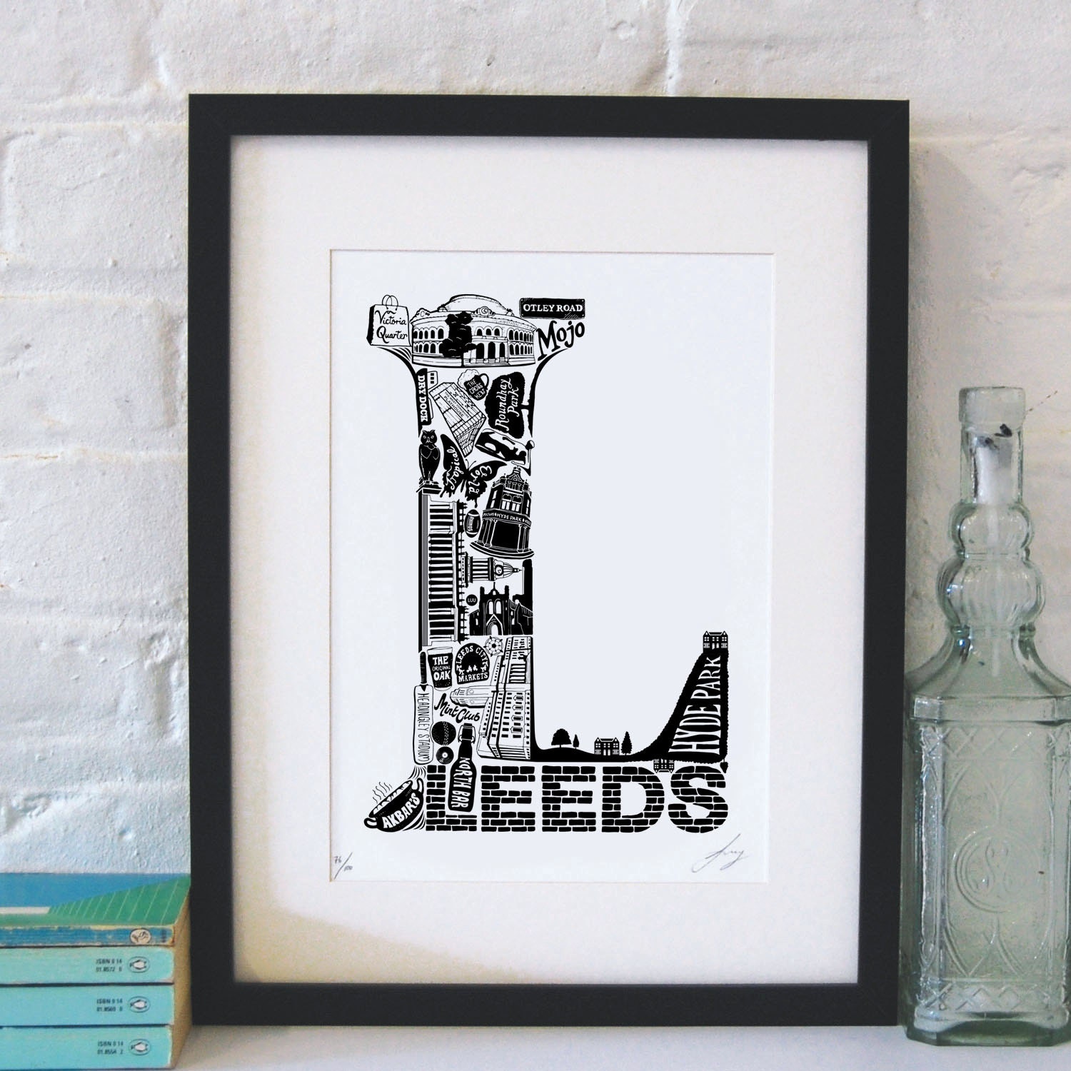 Leeds Print Print Map Art Print Map Art Wall Decor - Etsy UK