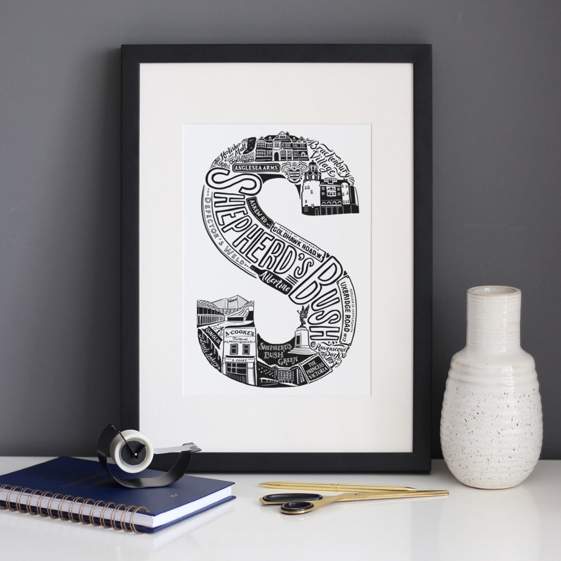 Shepherds Bush Print London Print Shepherds Bush Poster - Etsy
