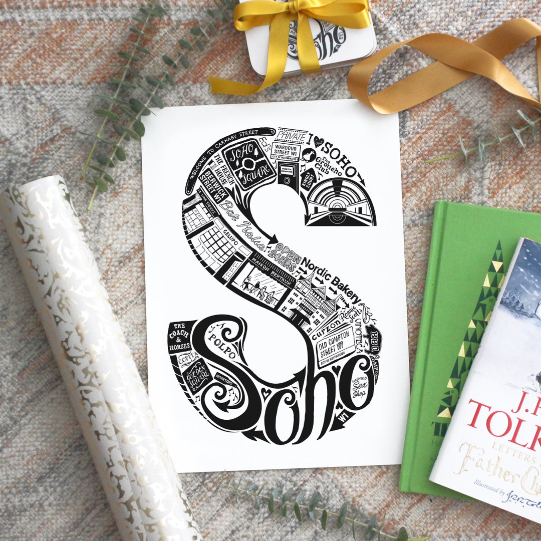 Soho Print - Soho Poster - Soho Art - Decor - Unframed Print ...