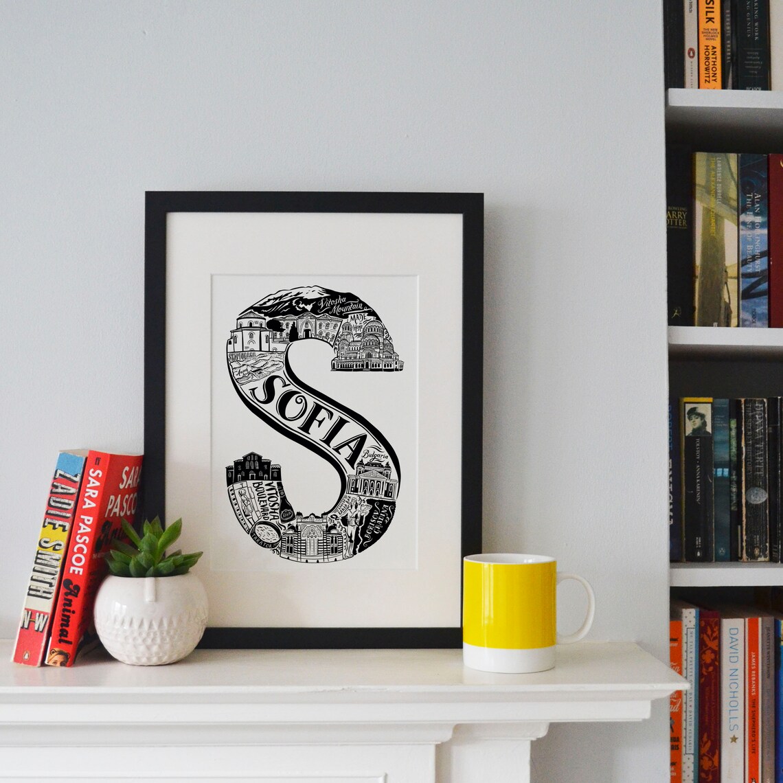 Sofia Print - Sofia Poster - Sofia Wall Art - Typographic Print ...